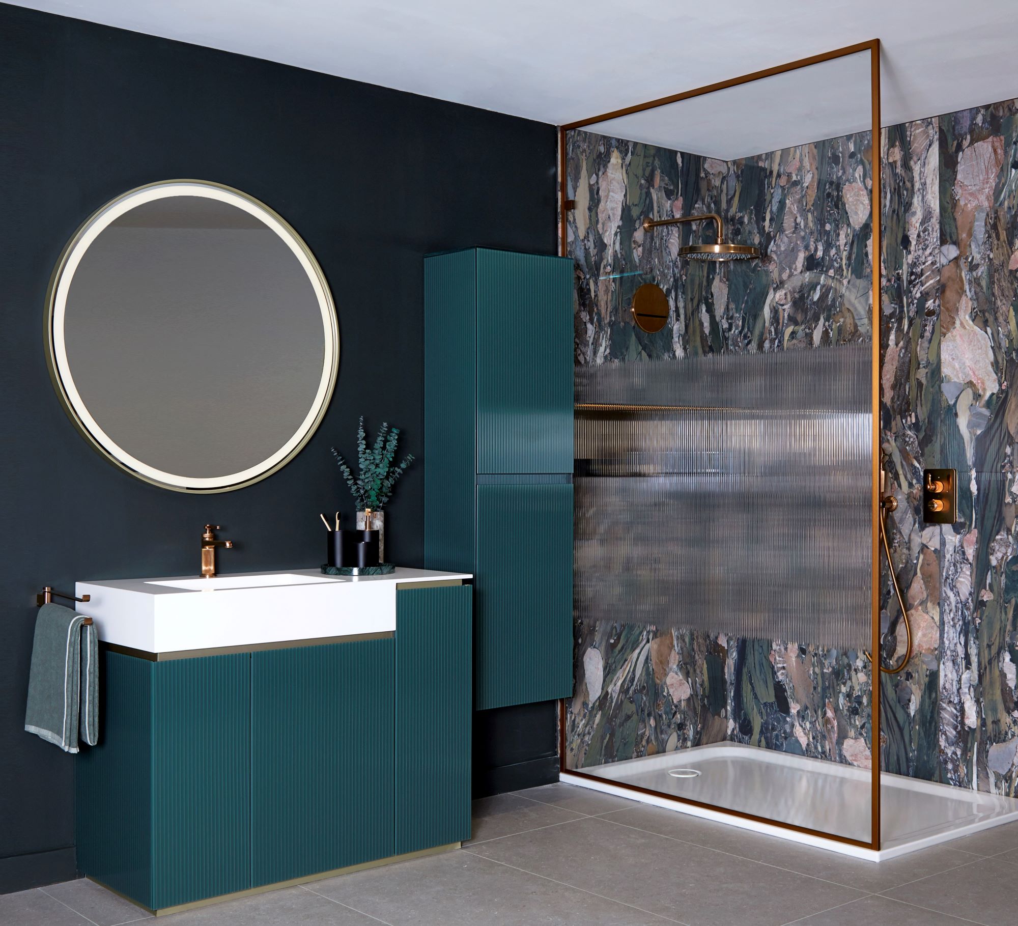 Fluted Bathroom Design Ideas | Premium Bathrooms | C.P. Hart