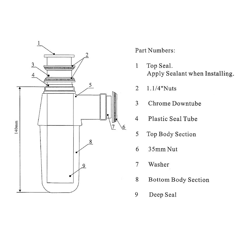 Why Do We Need Bottle Traps For Wash Basins? Dengarden, 52% OFF