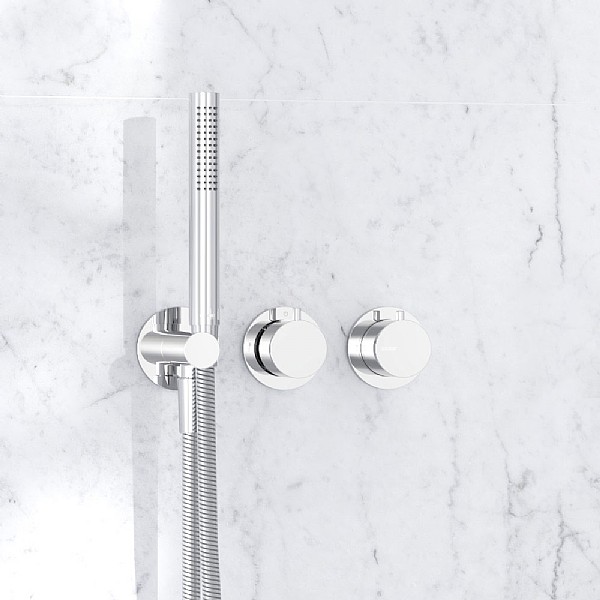 C.P. Hart Spillo Thermostatic Mixer with Handshower & Diverter without ...