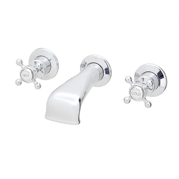 C P Hart Foundry Wall Mounted Three Piece Bath Filler Traditional