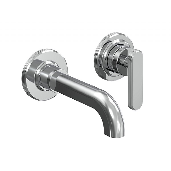 C.P. Hart Park Lane Wall-Mounted Single Lever Basin Mixer 150mm Spout ...