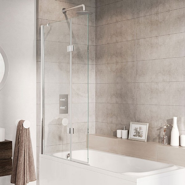 Argo 8mm Outward Hinged Bath Screen | Bath Screens | CP Hart