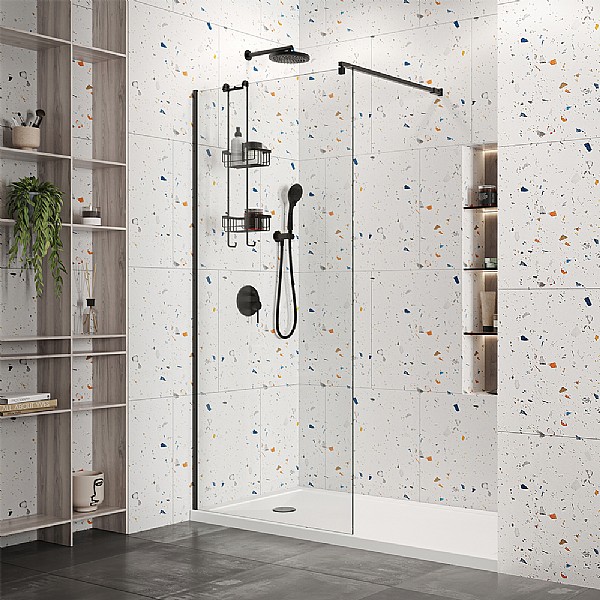 Argo 8mm Wet Room Panel with Wall Brace | Wet Room Wall Panels | CP Hart