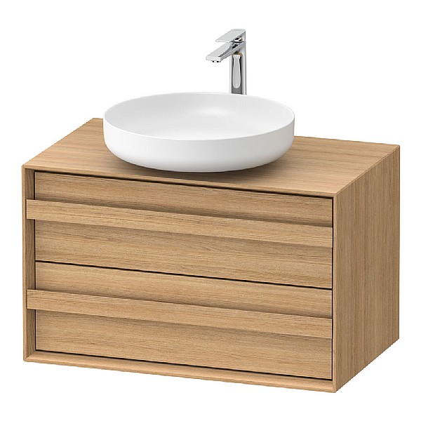 Duravit Ocavo Console Vanity Unit with Pull-Out Compartment and Drawer ...
