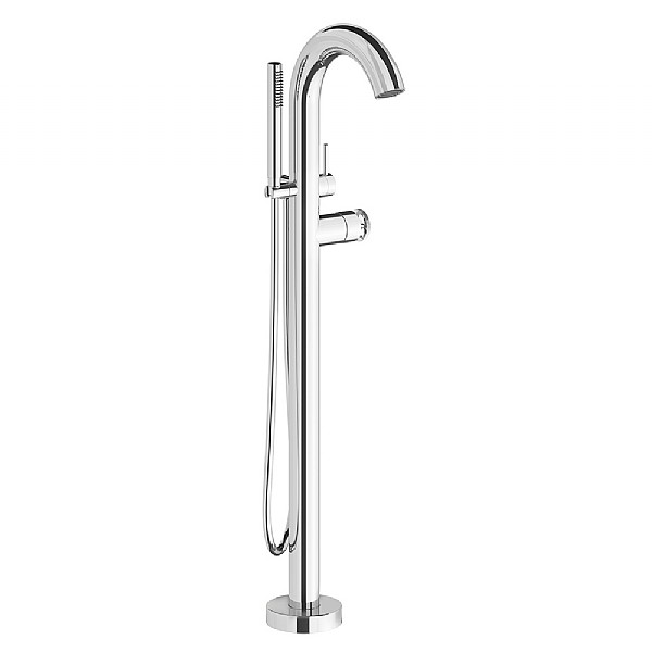 Franz Viegener Techno Chic Vertical Lines Floor Standing Bath Shower ...