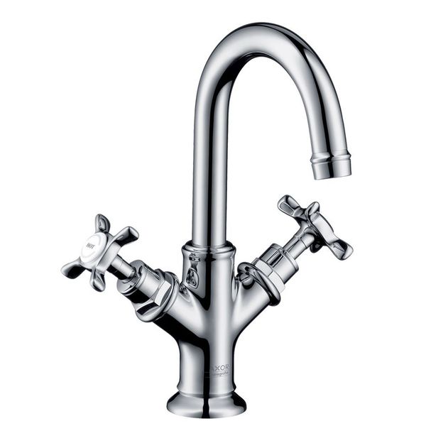 AXOR Montreux Small 2-Handle Basin Mixer | Traditional Basin Taps | CP Hart