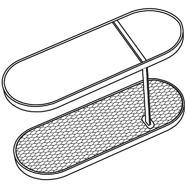 Cielo Les Petites Oval Framework with Metal Mesh | Basin Stands | CP Hart