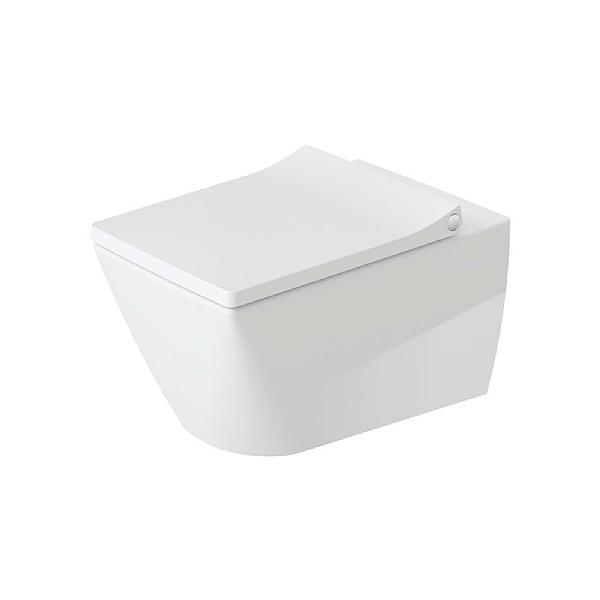 Duravit Viu Rimless Wall-Mounted Pan | Wall Hung Toilets & Frames | CP Hart