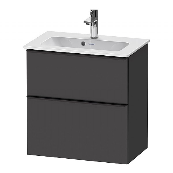 Duravit D-Neo Vanity Unit with Pull-Out Compartment and Drawer for ME ...