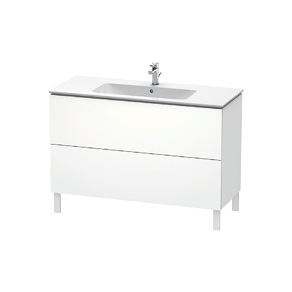 Duravit L-Cube Floorstanding Vanity Unit with Two Pull-Out Compartments ...