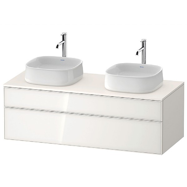 Duravit Zencha Double Vanity Unit with Pull-Out Compartment and Drawer ...