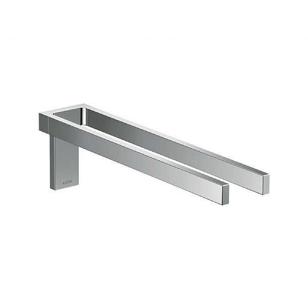 AXOR Universal Rectangular Twin Towel Rail | Towel Rings & Rails | CP Hart