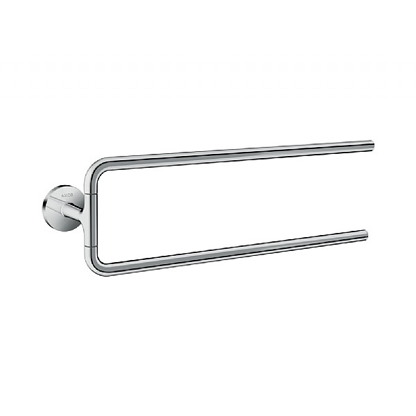 AXOR Universal Circular Swivelling Twin Towel Rail | Towel Rings & Rails | CP Hart
